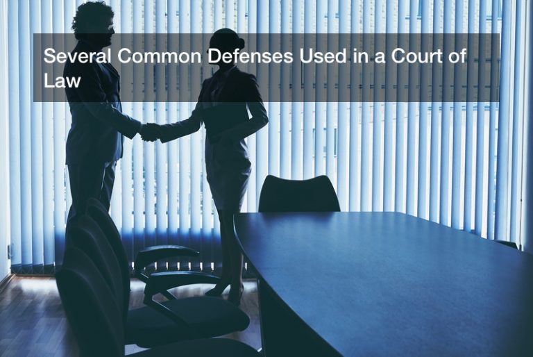 Several Common Defenses Used in a Court of Law - Community Legal Services
